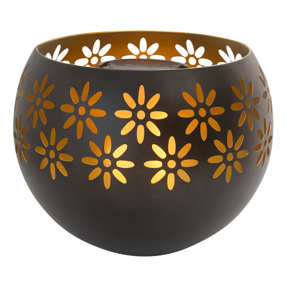 Solar Fire Bowl - Flickering Landscape Decoration Flame Light